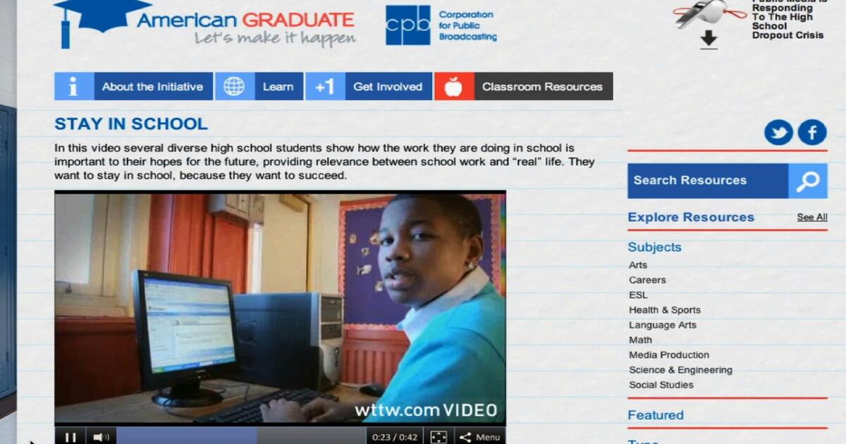 Watch American Graduate Day 2013: CPB Resources | THIRTEEN Specials ...