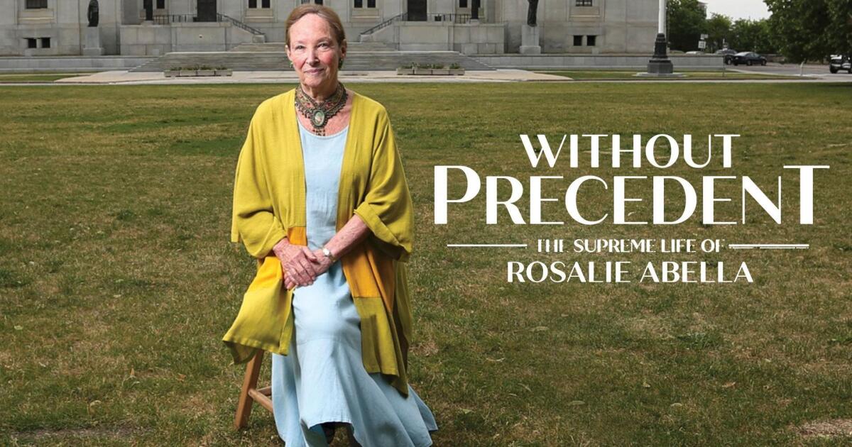 Watch Without Precedent: The Supreme Life of Rosalie Abella | Without ...